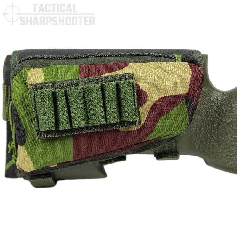 Rifle Stock Pack | Cheek Pad | Buttstock Pouch | Cheek Riser |Ammo ...